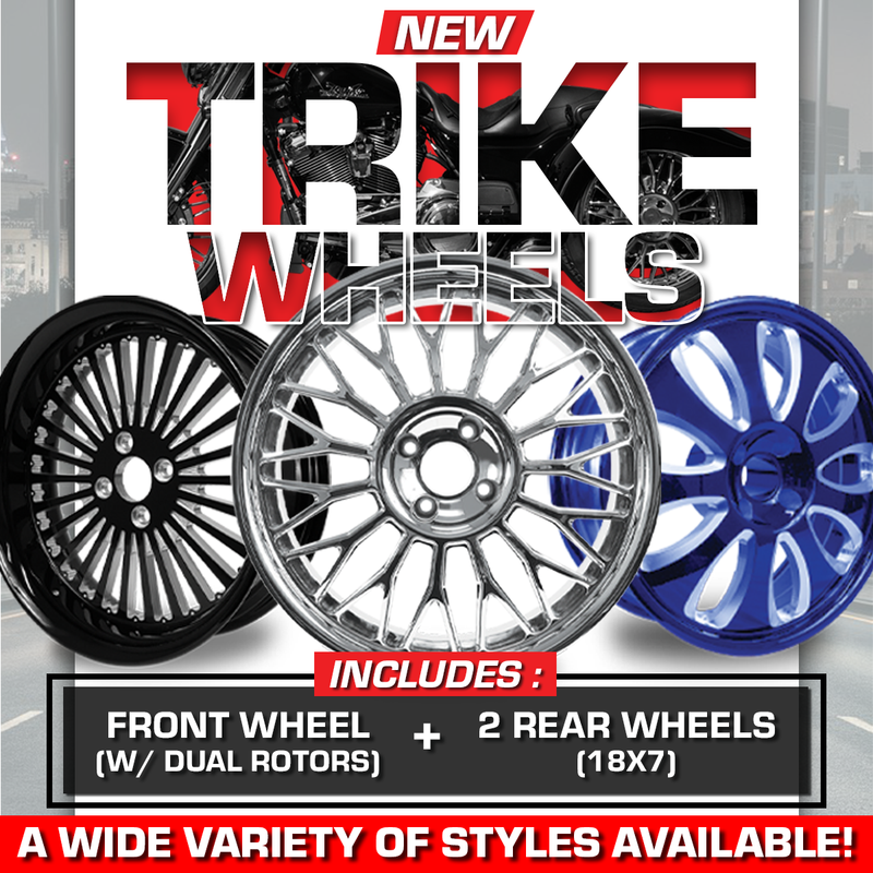 TRIKE FORGED BILLET WHEELS