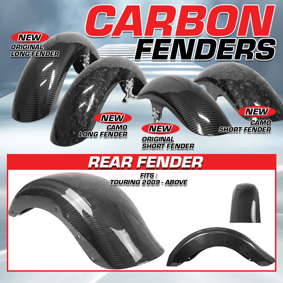 CARBON FENDERS FOR TOURING