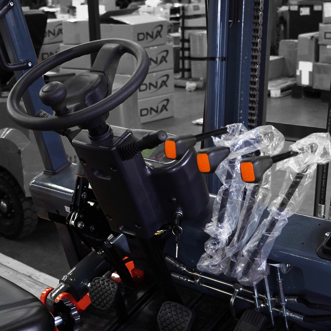 Lightweight Forklift 5500lbs Pallet Stacking Machine LPG Gas Regular G