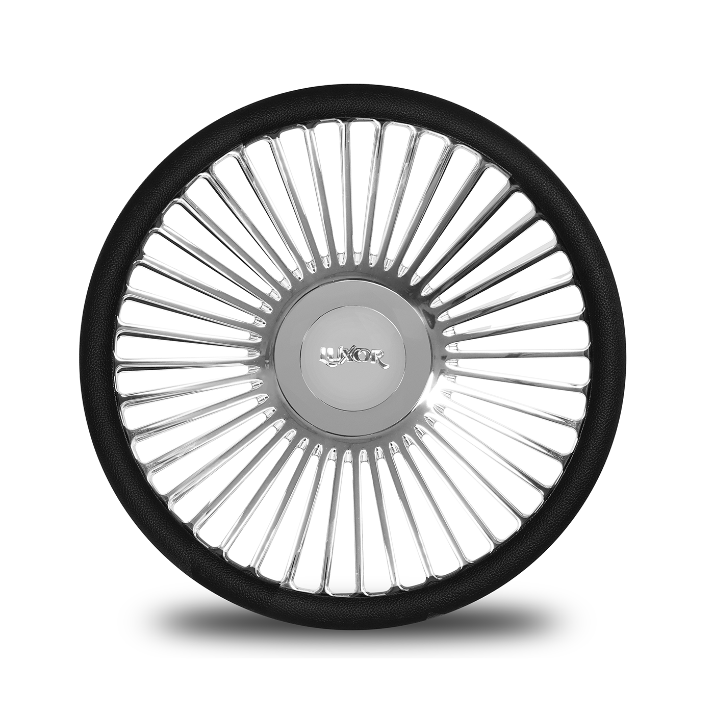 15" Billet Cross Steering Wheel Chrome Luxor Wire Wheels