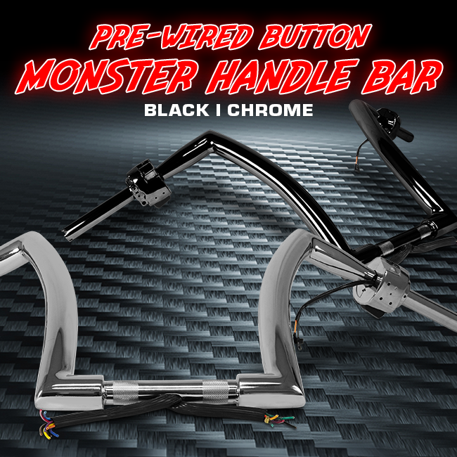 [SALE] DNA APE MONSTER BARS with Pre-Wired Button